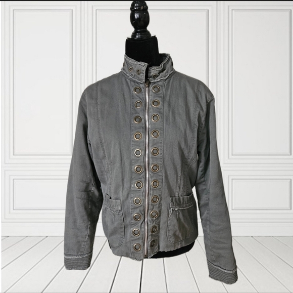 Bb Jeans | Jackets & Coats | Bb Jeans Women Distressed Jacket Large ...